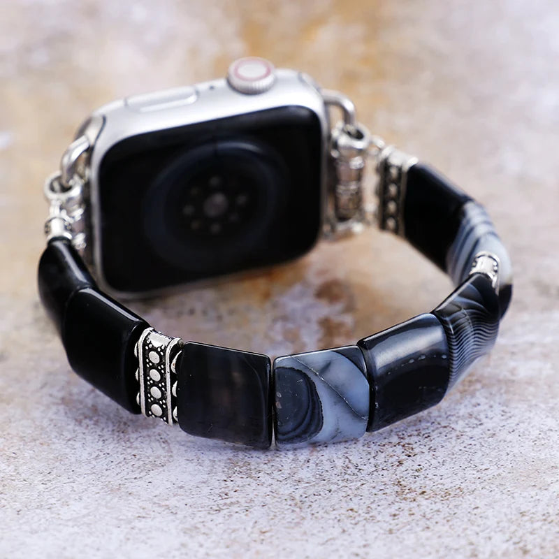 Black Onyx Smart Watch Strap – Muse gem